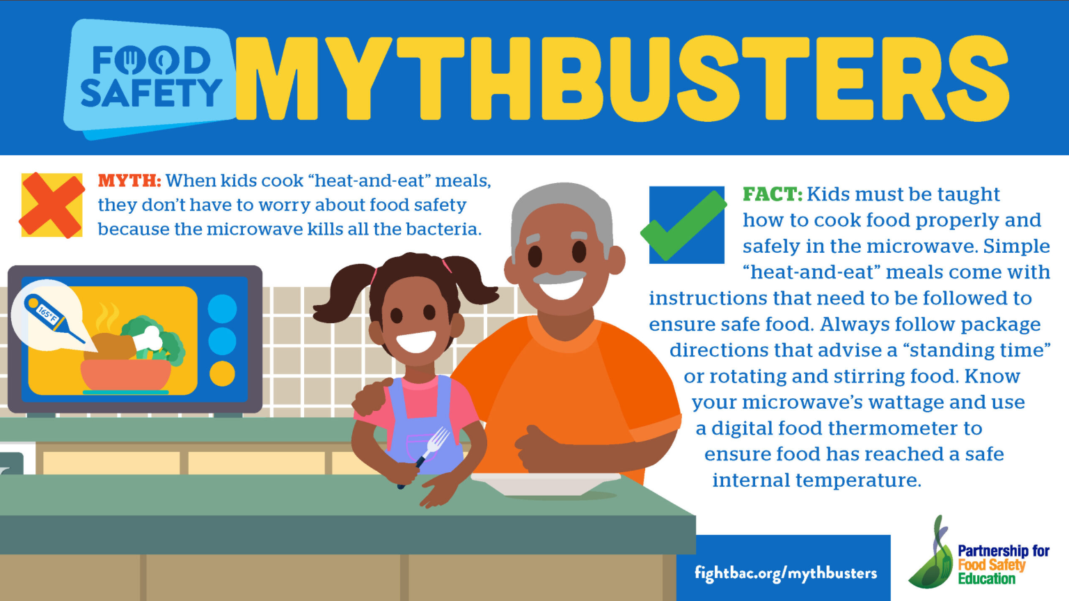 Food Safety MYTH: When kids cook “heat-and-eat” meals, they don’t have ...