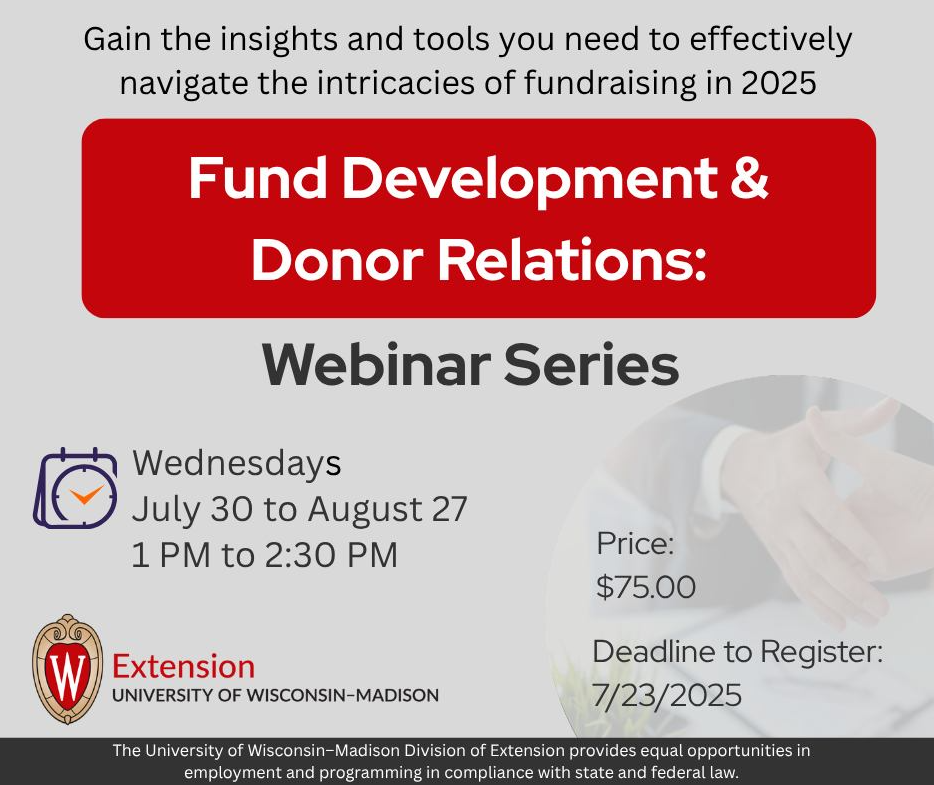 Need Guidance With Fund Development & Donor Relations? – Extension ...